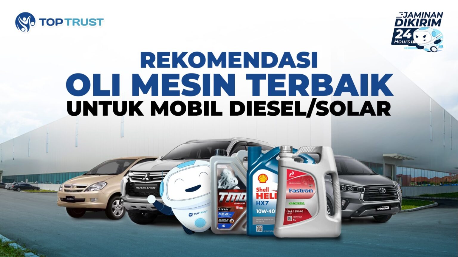 Rekomendasi Oli Mesin Terbaik untuk Mobil Diesel/Solar